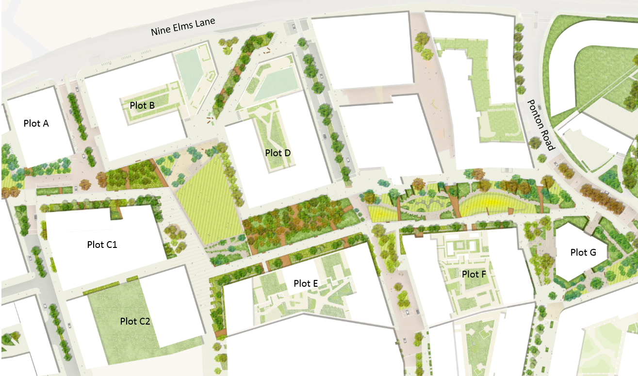 Planning applications submitted for Nine Elms Park - Nine Elms Park